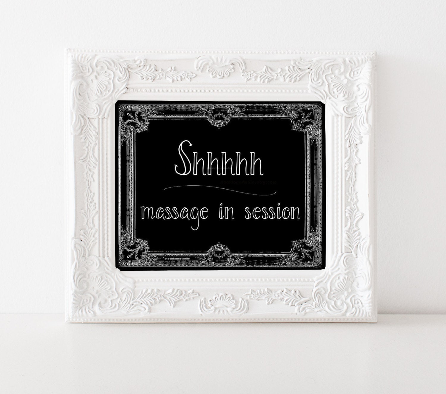 Printable in Session Sign Shhh Massage in Session DIY Spa | Etsy Australia