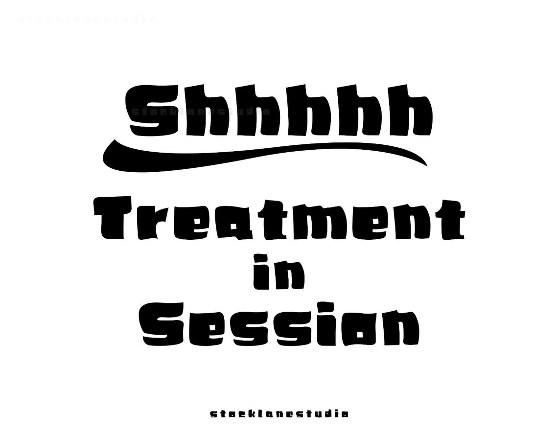 Printable Quiet Please Sign Shhhhh Treatment in Session Do | Etsy