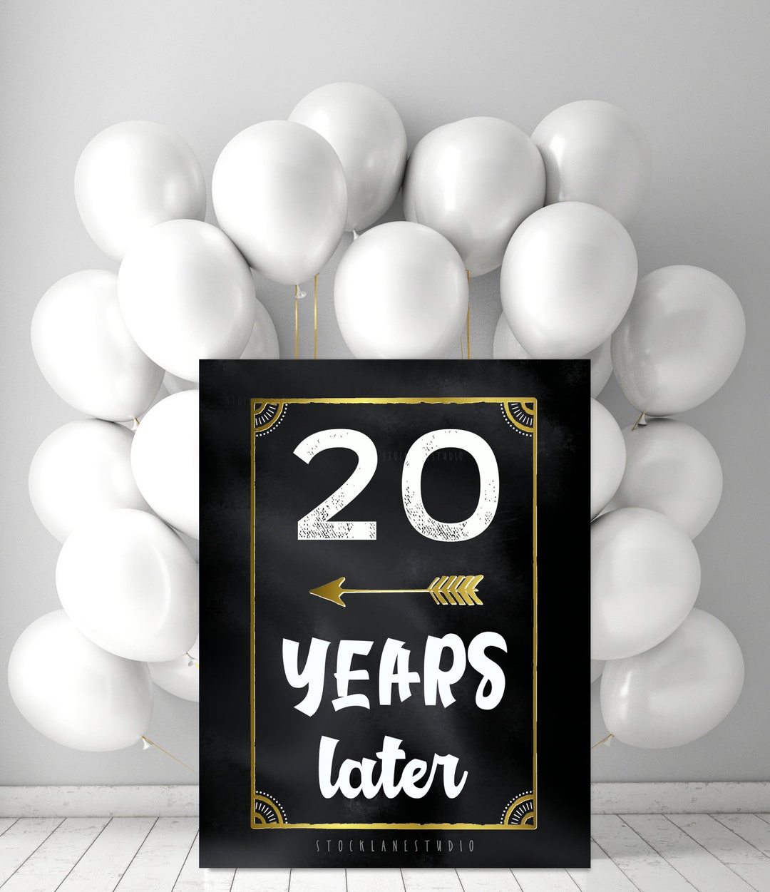 Printable 20 Years Later Class of 2003 Reunion Sign High School College ...