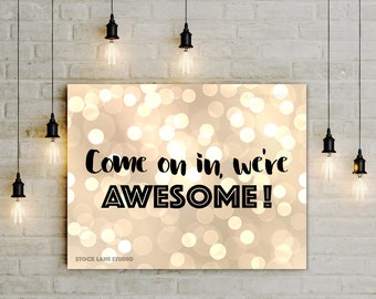 Scan to Enter Science Party Sign Digital Download - Etsy