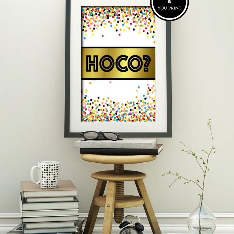 Printable Hoco Sign - Etsy
