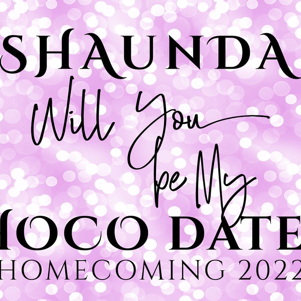 Hoco Ask Sign - Etsy