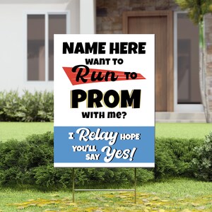 Custom Prom Proposal 2023 Printable Digital Track Running - Etsy