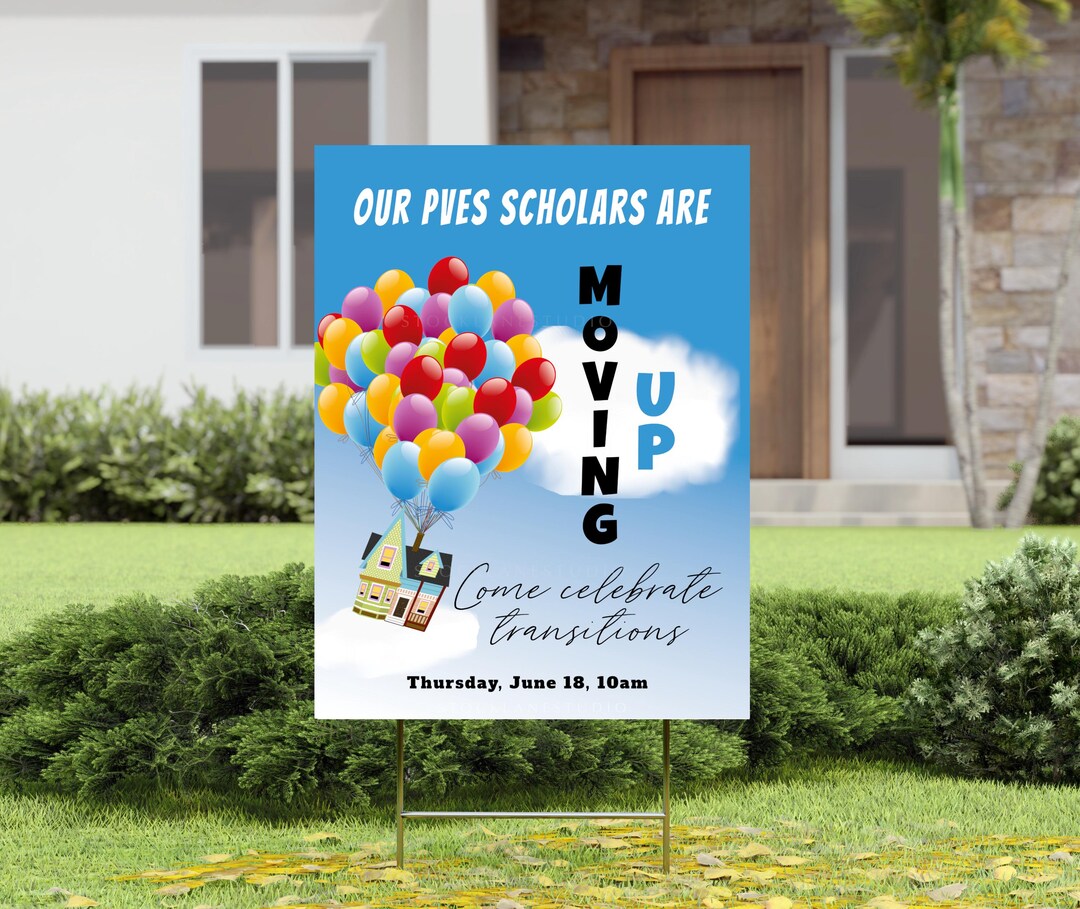 Personalized "moving Up" Class Graduation and Transition With Balloons ...