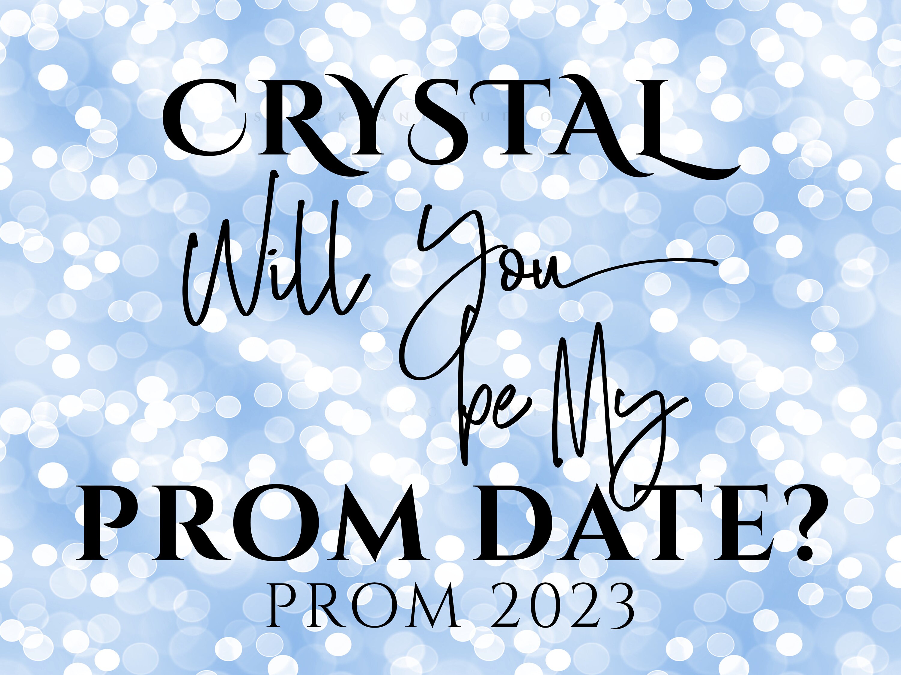 Custom Printable Promposal Sign Will You Be My Prom Date - Etsy Canada