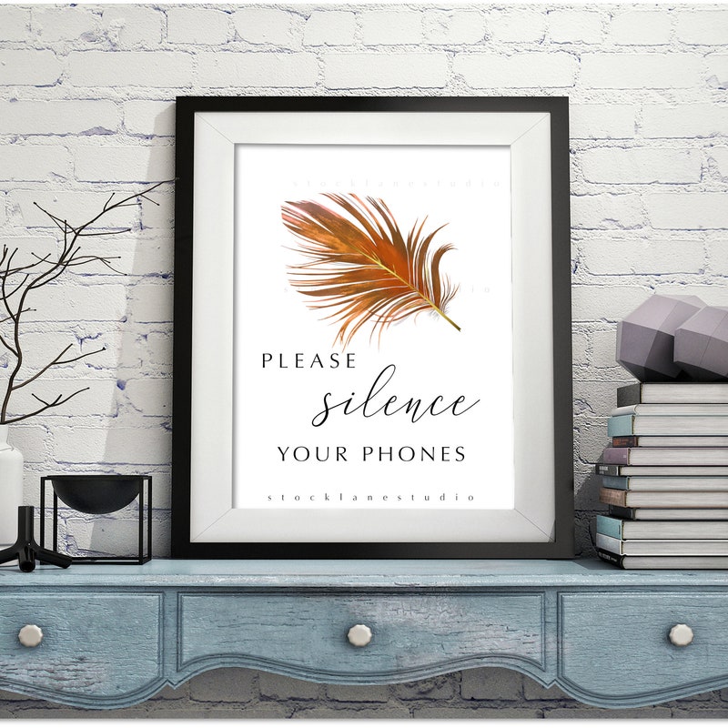 Please Silence Your Phones Sign - Etsy