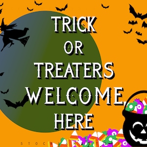 Yes We Have Halloween Candy, Printable Trick or Treat Sign, 5x7 to ...