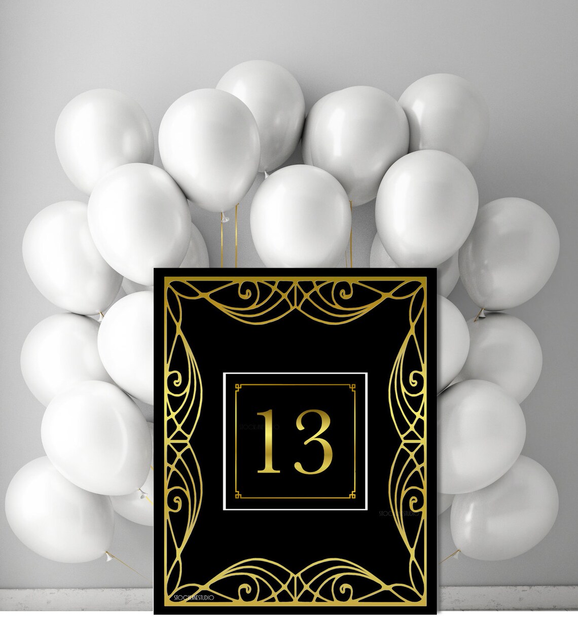 Printable Number 8 Years Old Sign Space 8th Birthday Party | Etsy