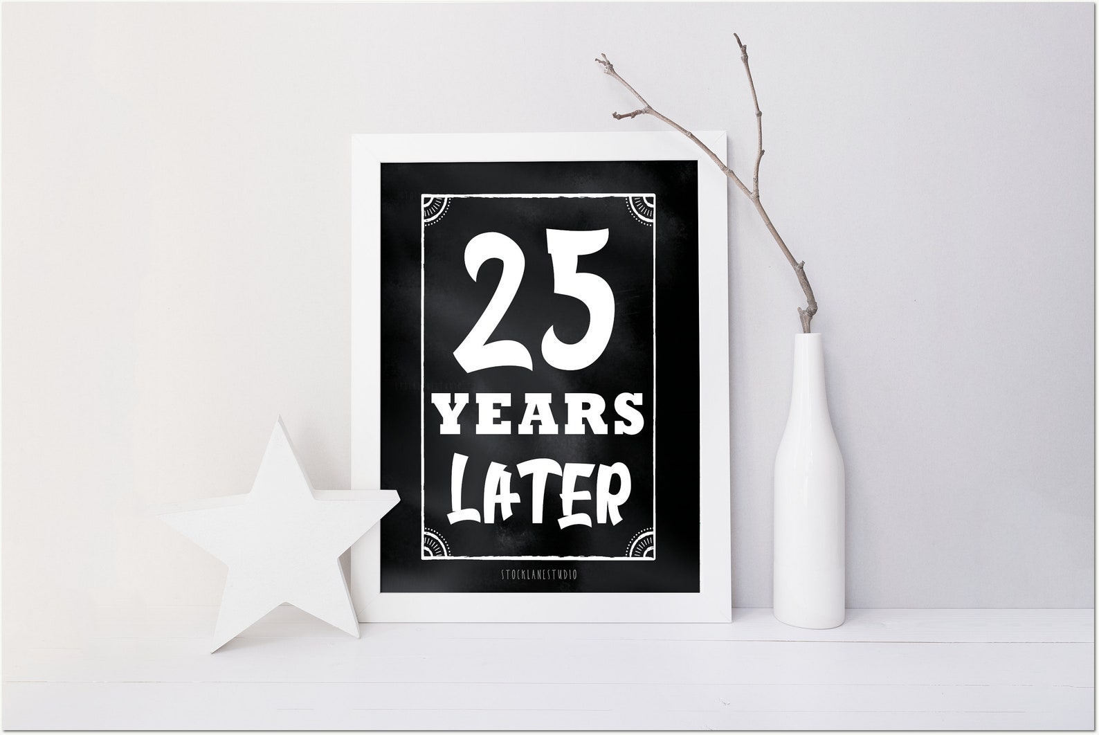 Printable 25th Class Reunion Sign Digital party decorations 25 | Etsy