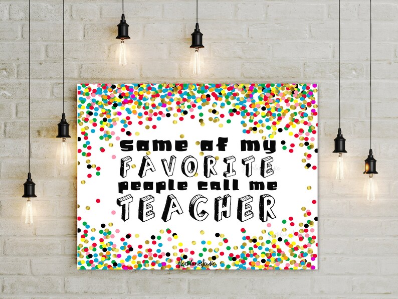 Printable Teacher Appreciation Week Sign My Favorite People - Etsy