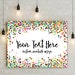 Custom Party Sign Digital Download Custom Quote Wall Art - Etsy