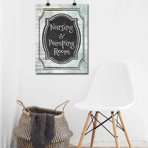 Nursing and Pumping Room Door Sign Breastfeeding Sign for Nursery Work ...