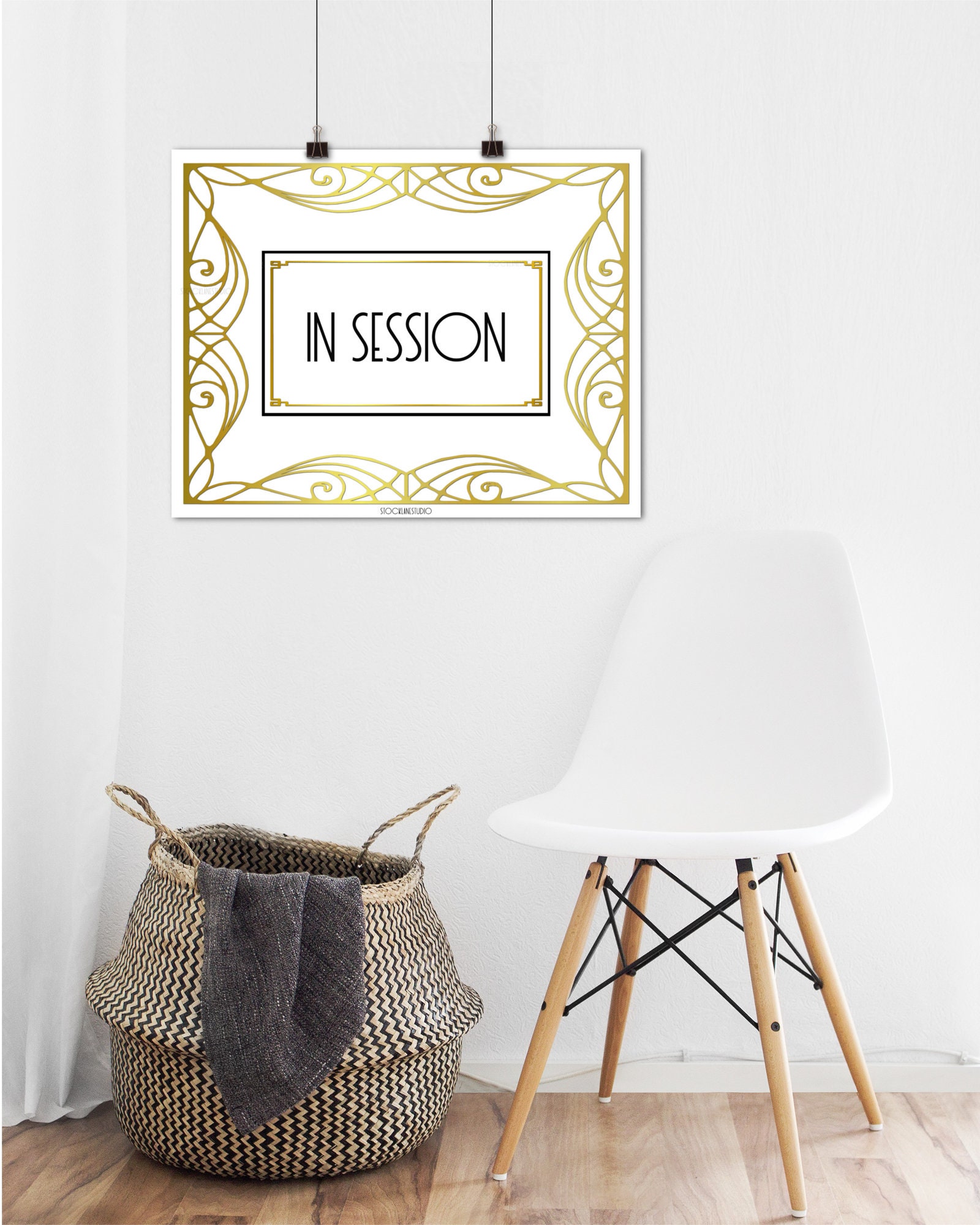 In Session Printable Spa Door Sign for business or counselor | Etsy