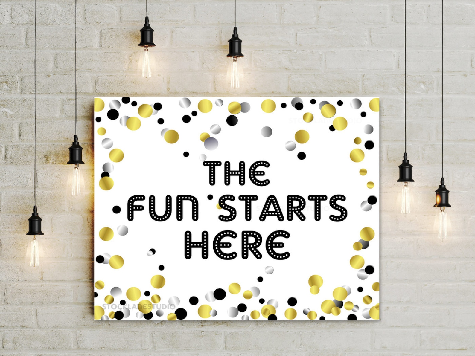 Printable First Day of School Teacher Door Sign Confetti - Etsy