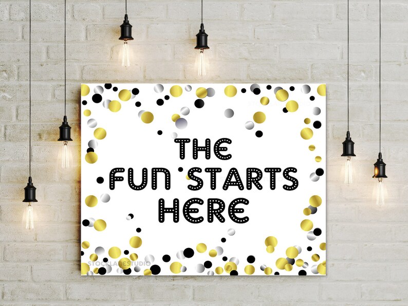 Printable First Day of School Teacher Door Sign Confetti - Etsy