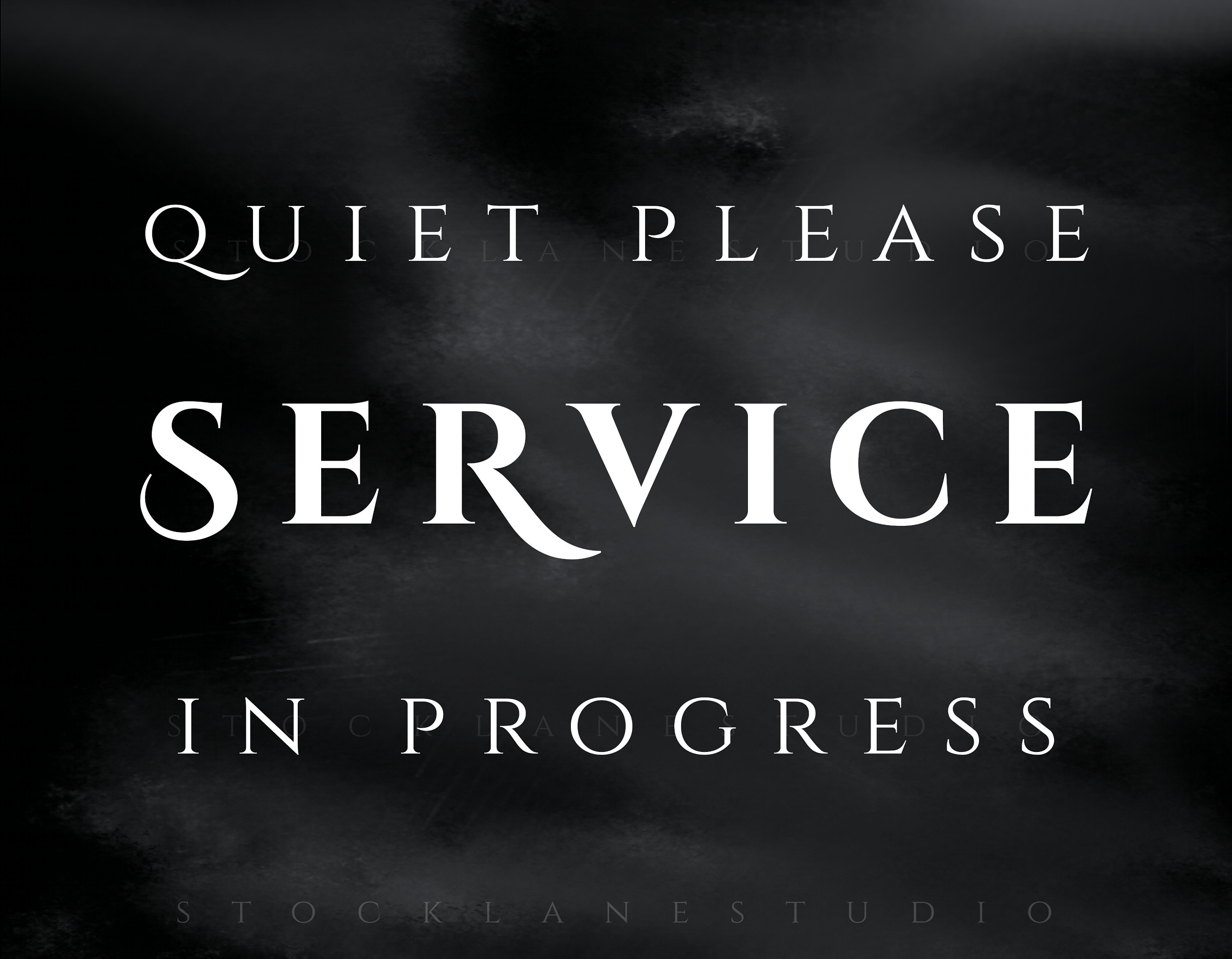 Quiet Please Work In Progress