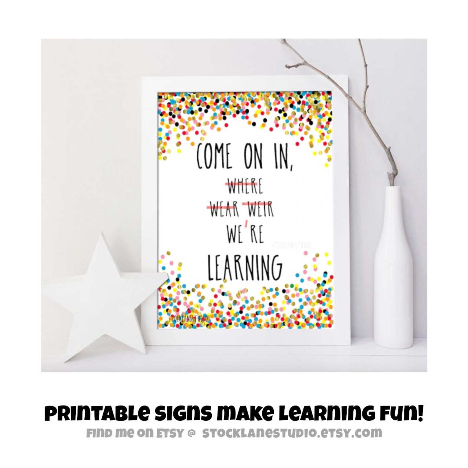 Printable Quiet Classroom Sign for Teacher Shhh Testing in Progress ...
