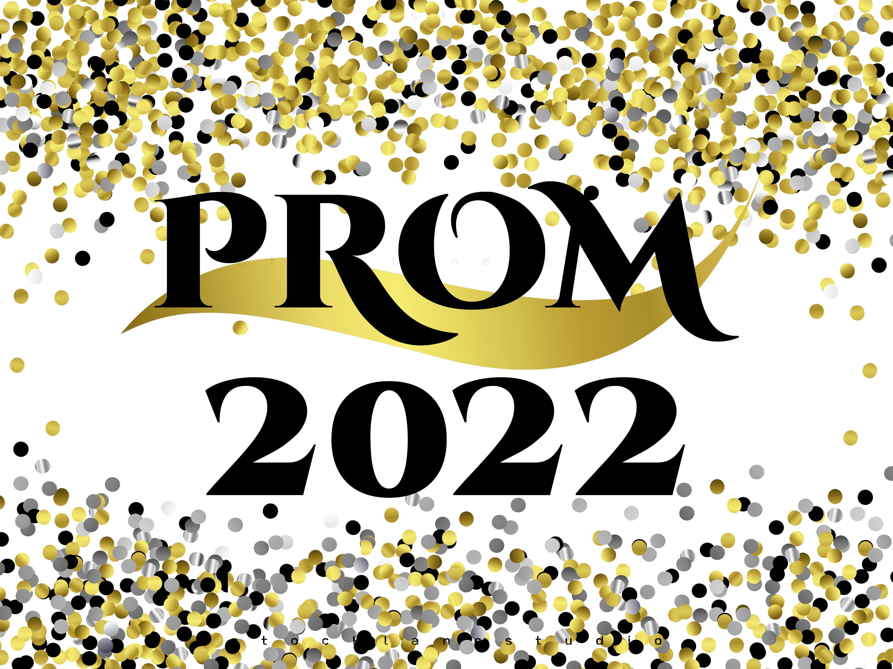 Printable Prom 2022 Poster Yard Sign Banner Gold Silver | Etsy Canada