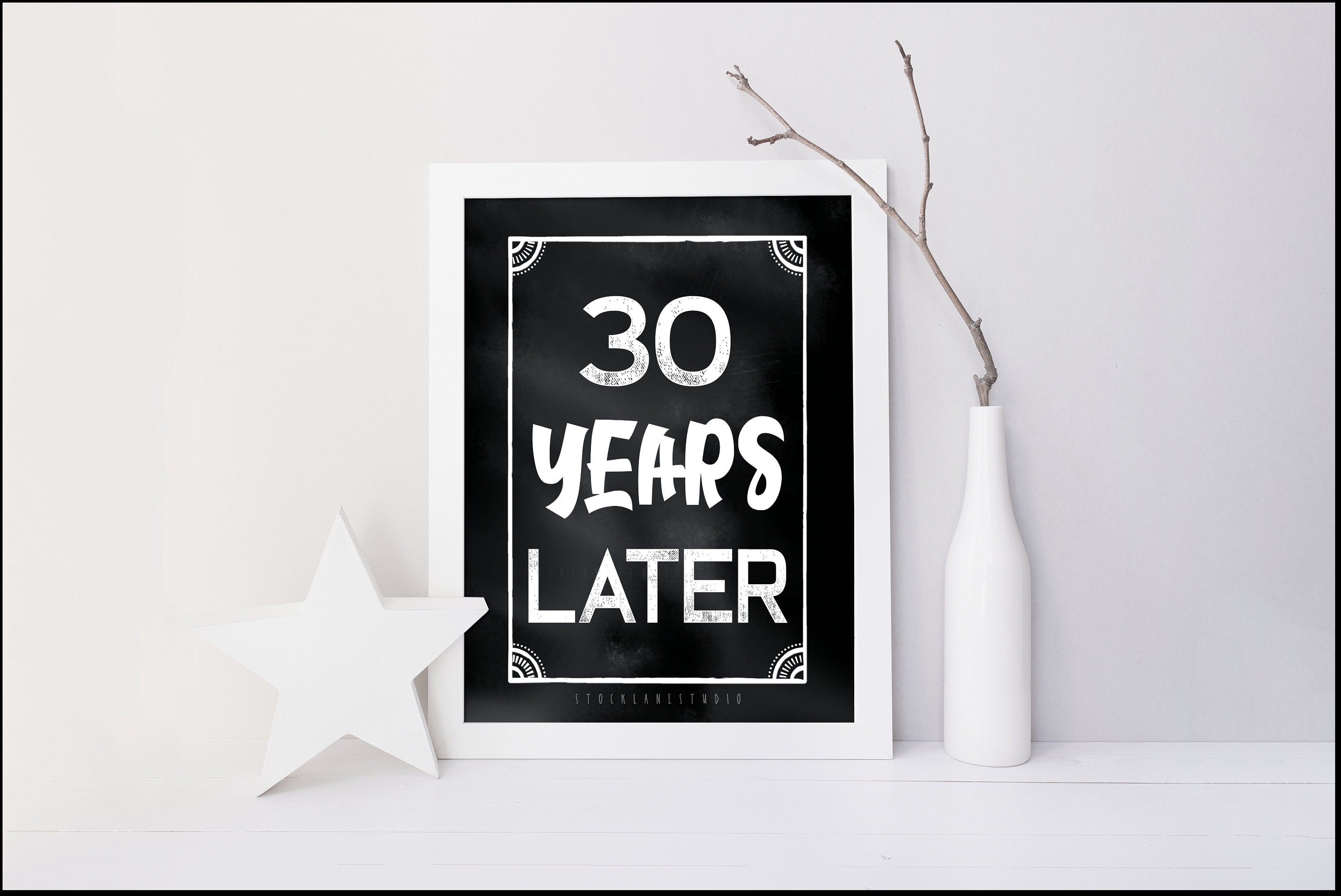 Printable 30 Years Later High School Reunion Sign, 30th Class Reunion ...