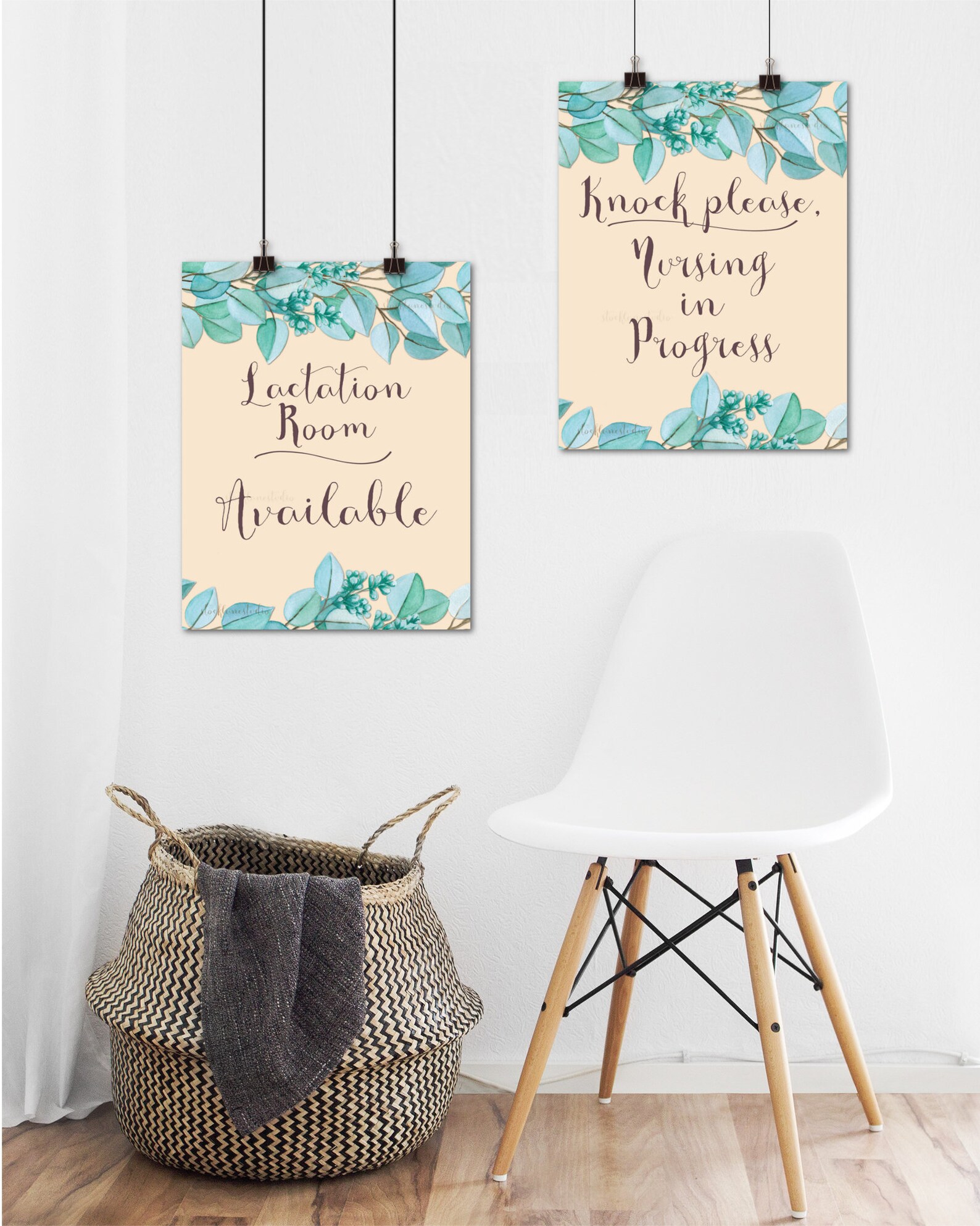 Breastfeeding Sign, Lactation Room Decor, Nursing in Progress (PDF ...