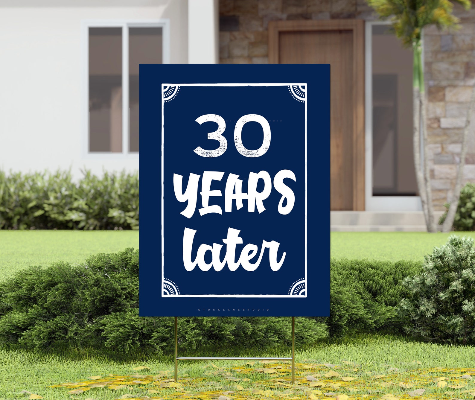 Printable Party Decorations Blue 30 Years Later Class Reunion - Etsy