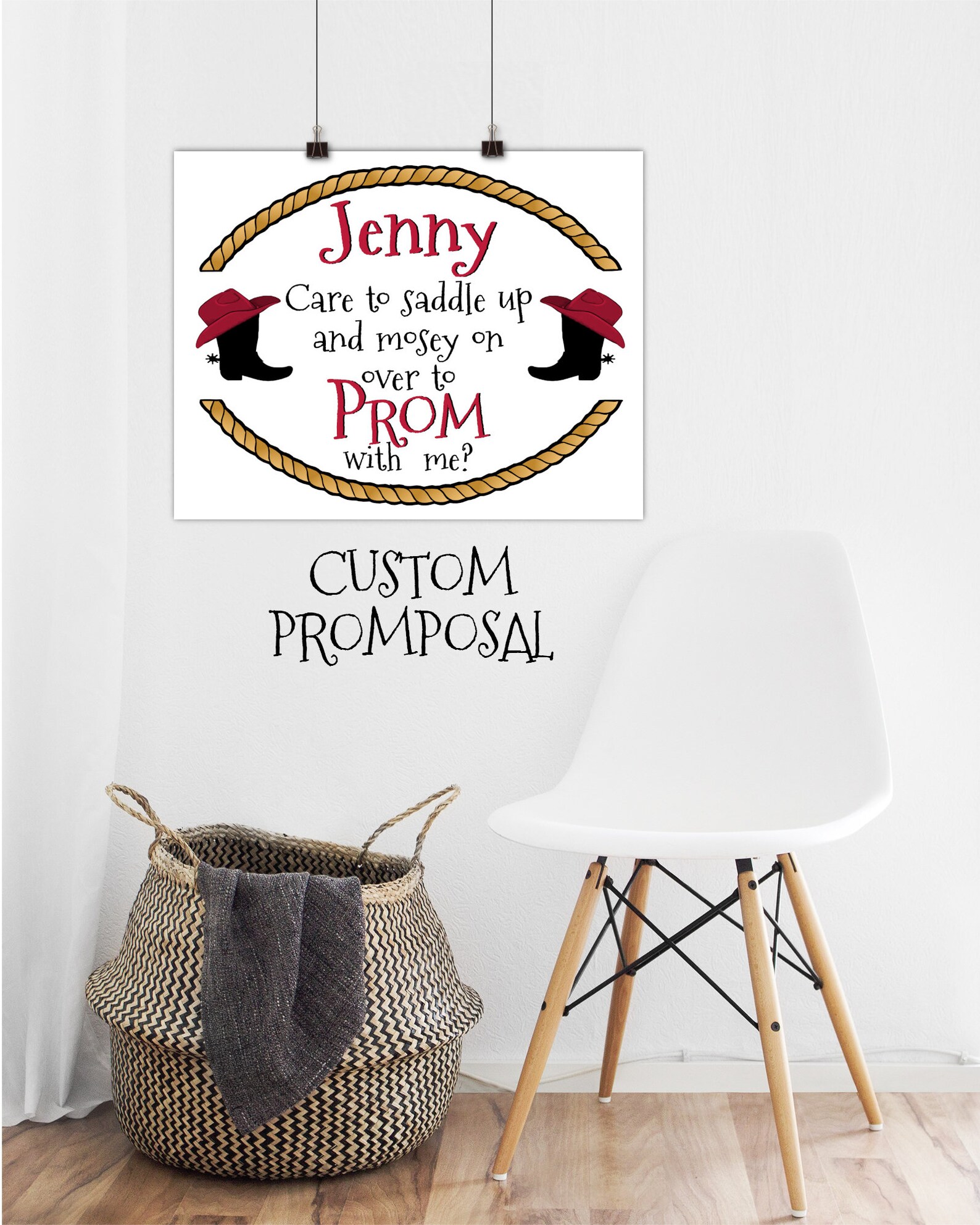 Printable Funny Personalized Donut Promposal for her Will You | Etsy