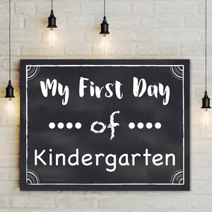 Back to School Printable Welcome to First Grade Sign for Teacher, Diy ...