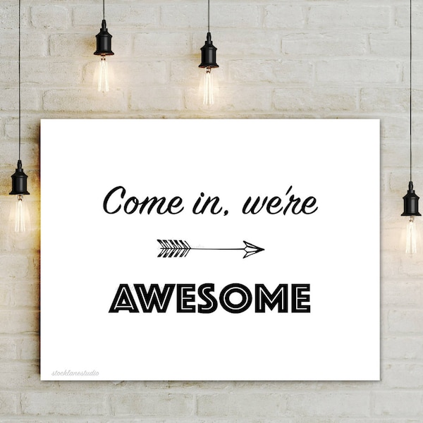 We Are Awesome - Etsy