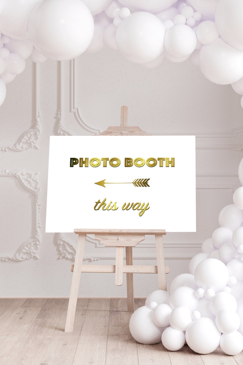 Printable Photo Booth Bundle Set of 2 Black White This Way - Etsy