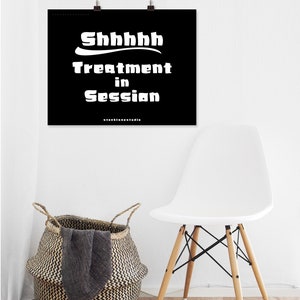 Printable Quiet Please Sign Shhhhh Treatment in Session - Do Not ...