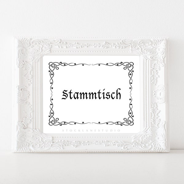 Stammtisch schild - Etsy.de