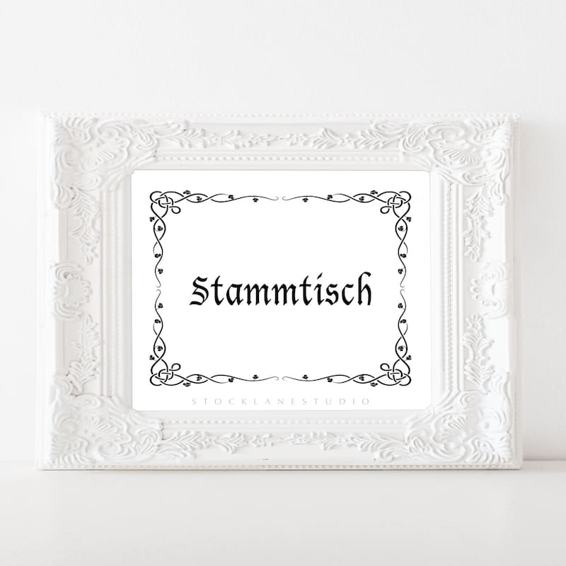 Stammtisch schild - Etsy.de