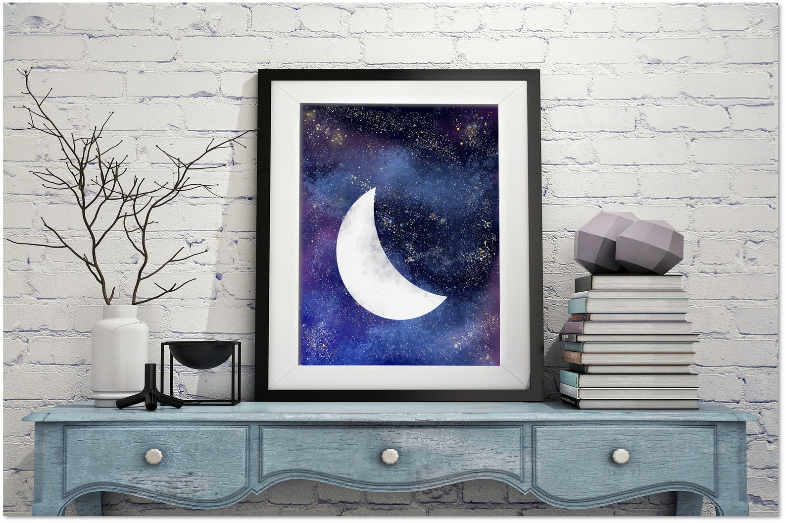 Shine Bright Printable Night Sky Nursery Decor Kid's Room | Etsy