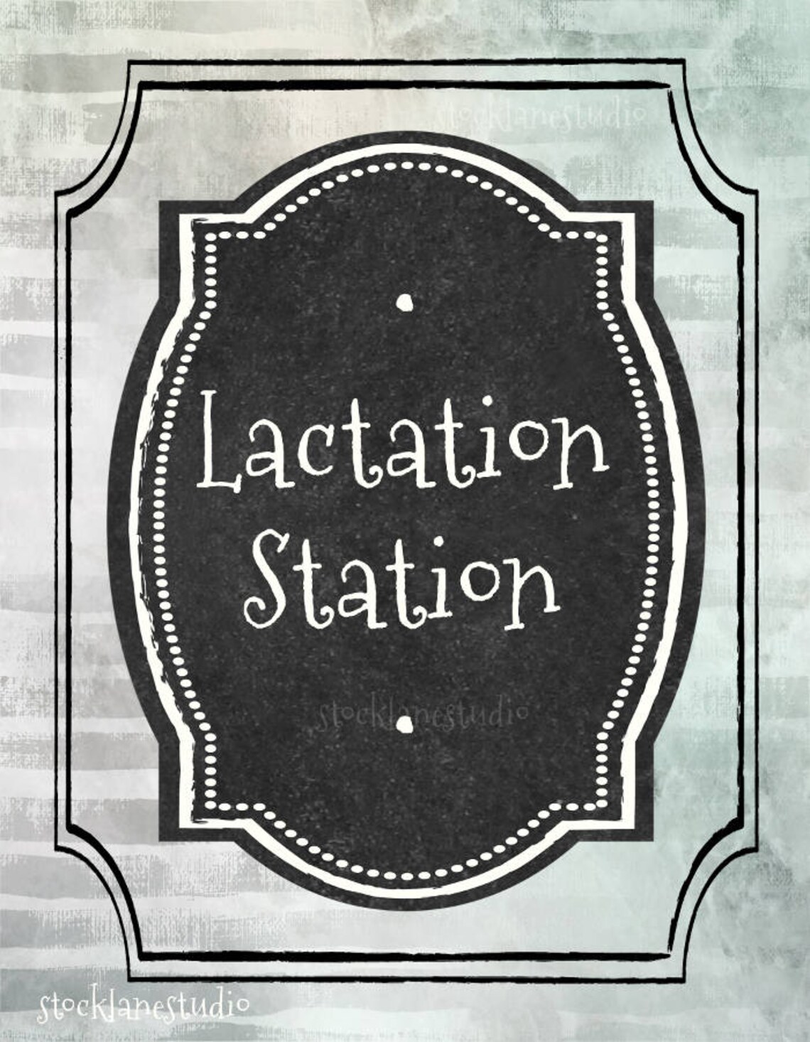 Printable Lactation Room Sign Lactation Station DIY New - Etsy