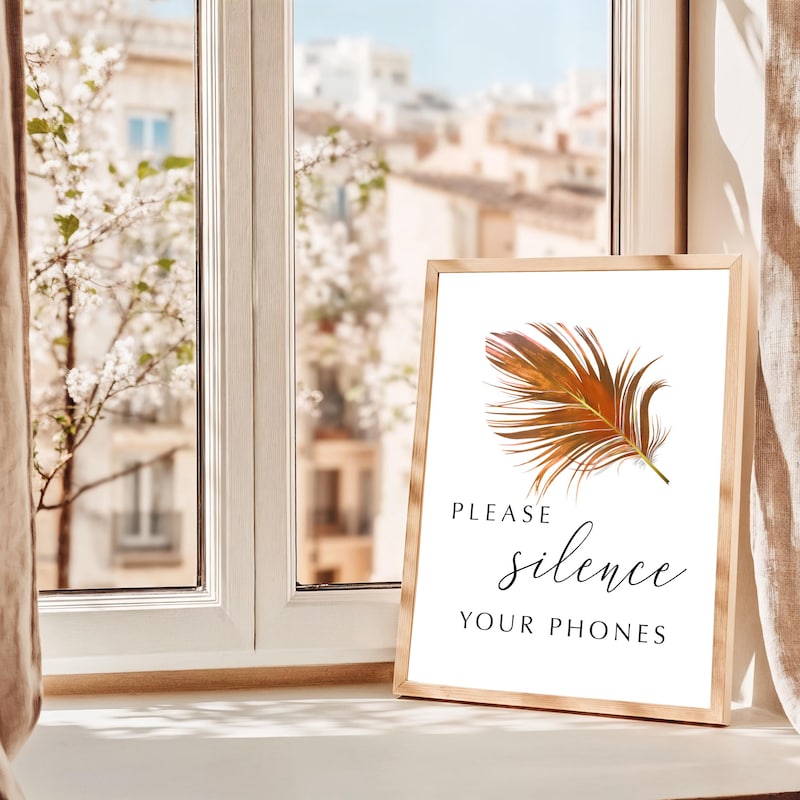 Please Silence Your Phones Sign - Etsy