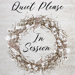 Printable Quiet Please Healing in Progress White Do Not Disturb Sign ...