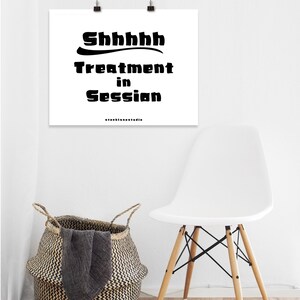 Printable Quiet Please Sign Shhhhh Treatment in Session - Do Not ...