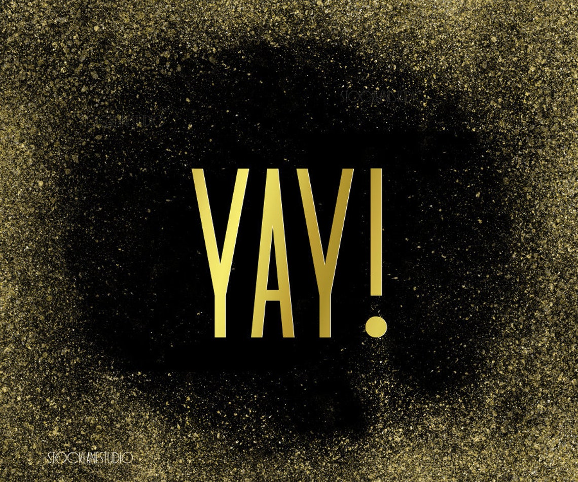 Yay Printable Party Decorations Congratulations Confetti Sign - Etsy Canada