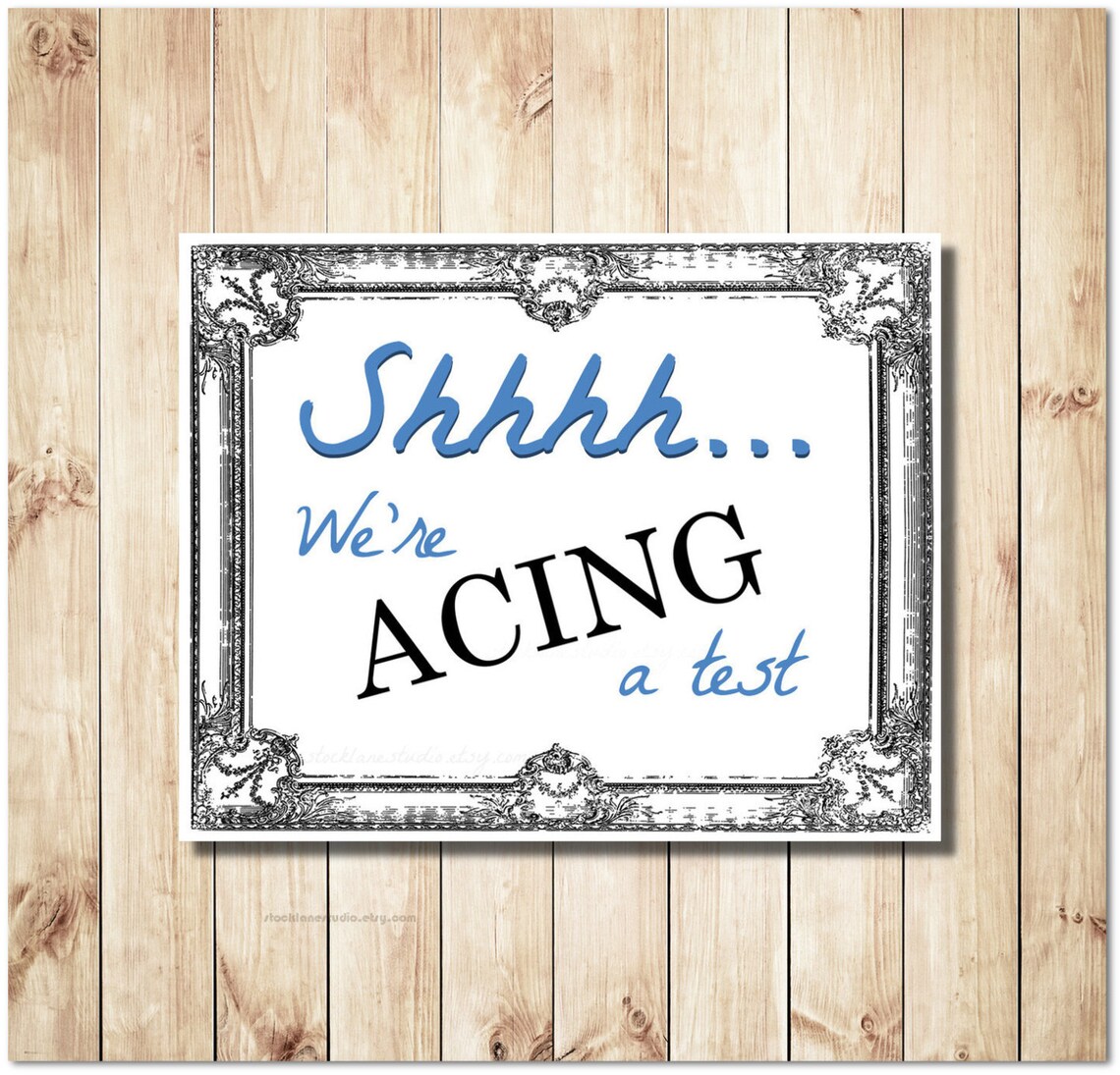 Printable Back to School Quiet Testing Sign Classroom Sign - Etsy