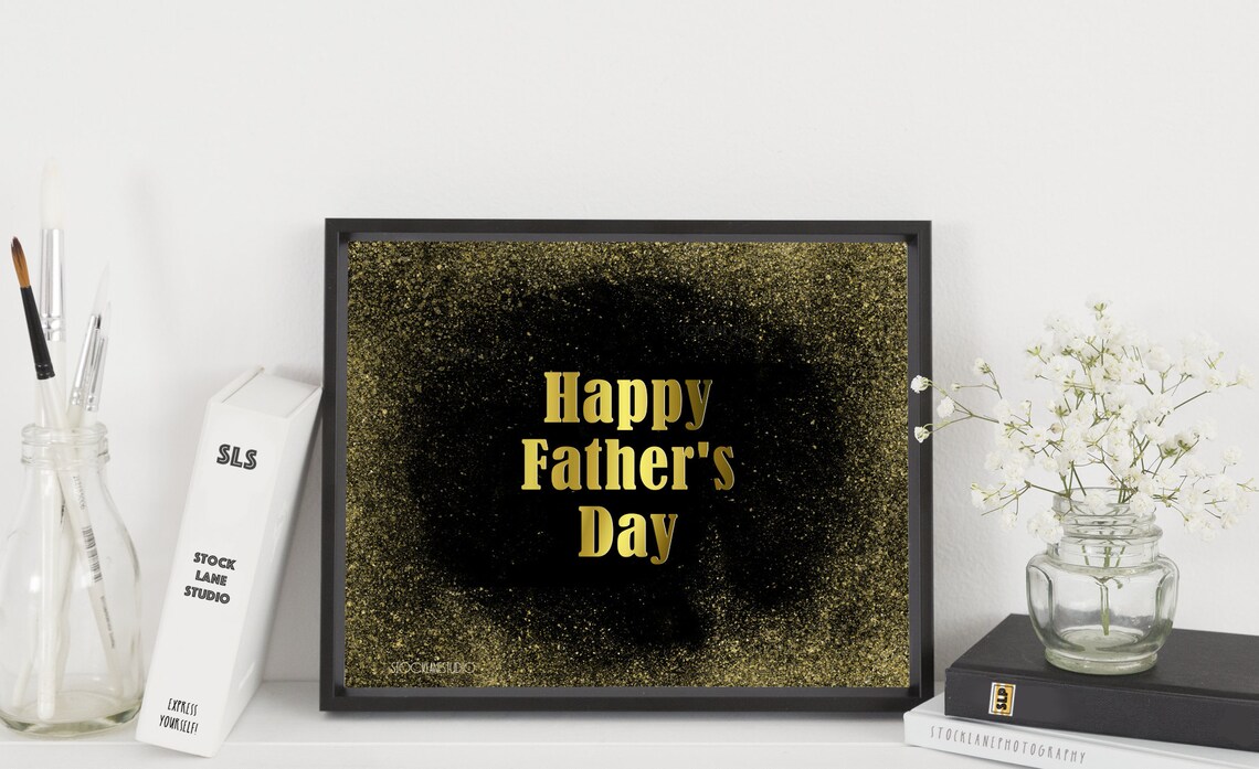 Printable Happy Father's Day Poster Digital Download | Etsy