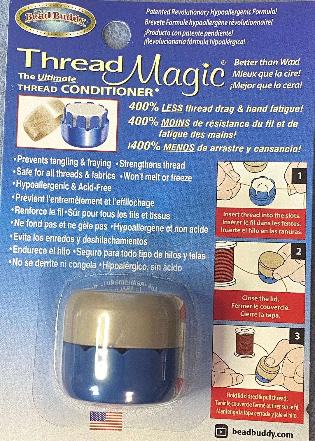 Bead Buddy Thread Magic the Ultimate Thread Conditioner - Etsy