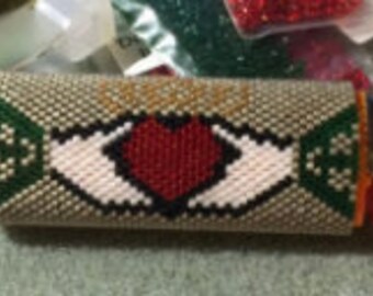 Tutorial/pattern for beaded Cigarette Case With Matching Lighter Cover ...