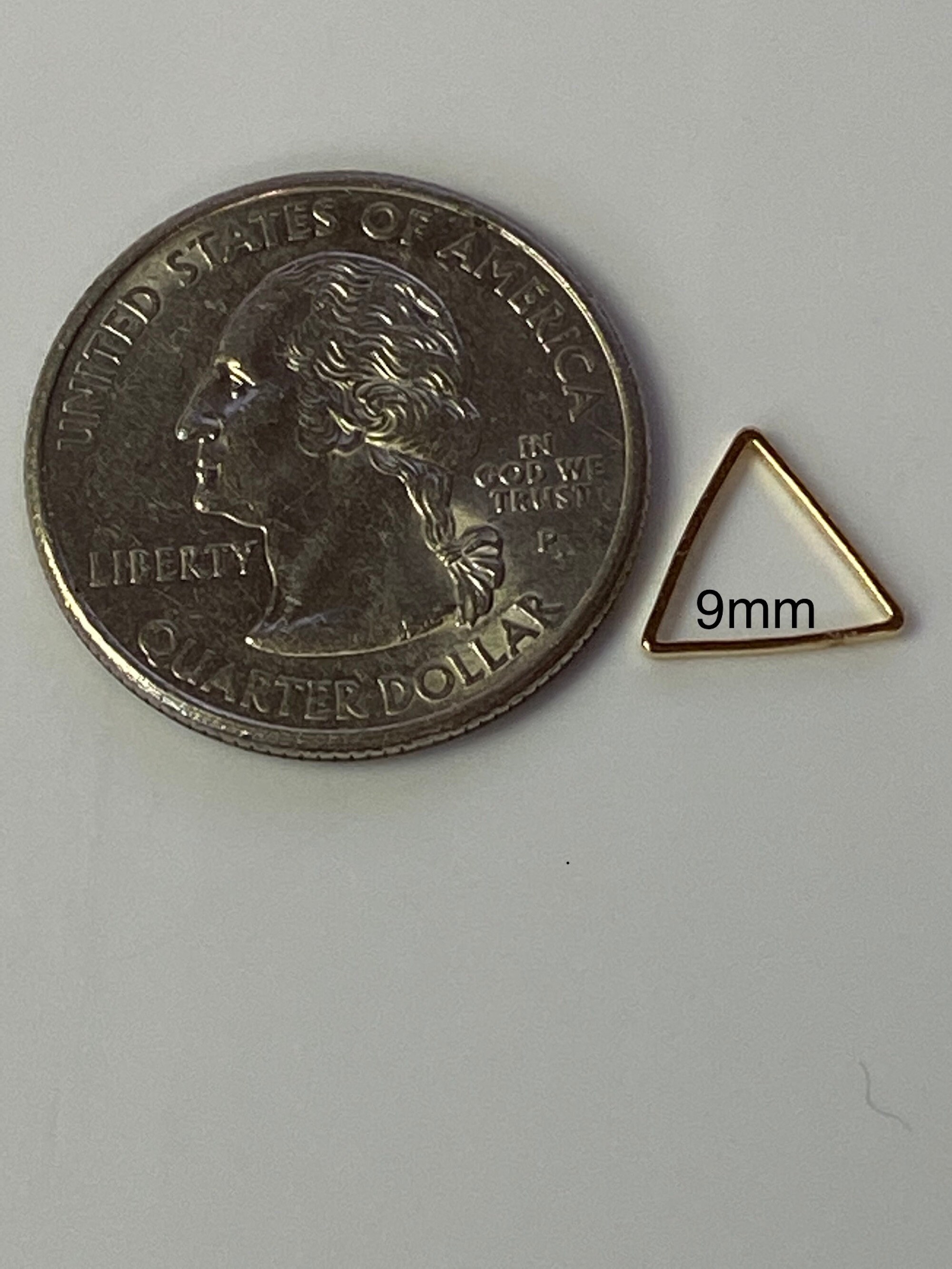 Gold Triangle Shaped Link Findings Connector Jump Rings - 20pcs - Etsy