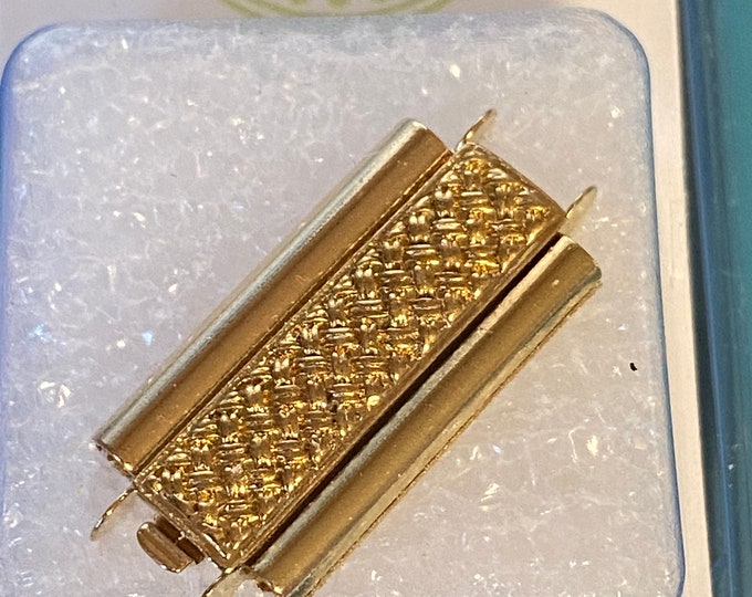 Elegant Elements Beadslide Cross Hatch Clasp 10mm24mm Gold Plated - Etsy