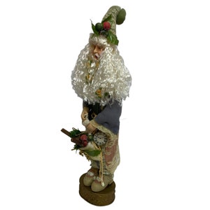 Vintage Santa Figurine 13 Old World Father Time Santa Christmas Decor ...