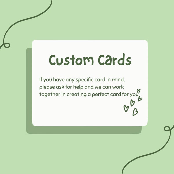 Make Your Own Cards - Etsy