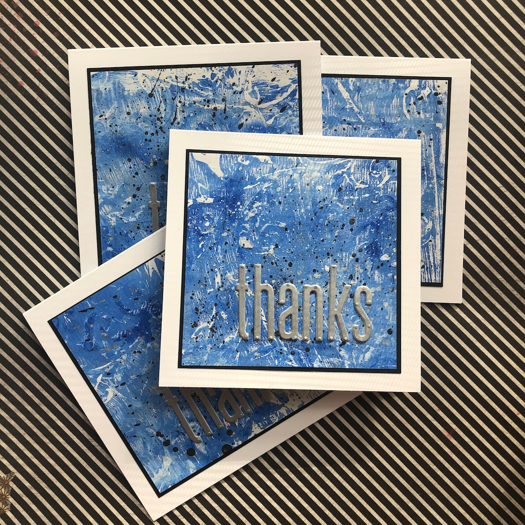 Set of 4 Thank You Mini Cards. Mini Note Card Set. Blank Note - Etsy