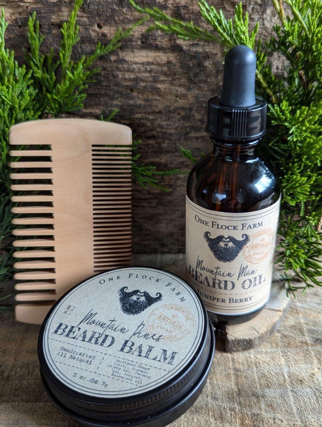 Beard Care Kit | Organic | Natural Beard Care | Gift Set for Men ...