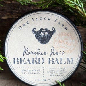 Beard Balm | Organic & All Natural | Moisturizing | Deep Conditioning ...