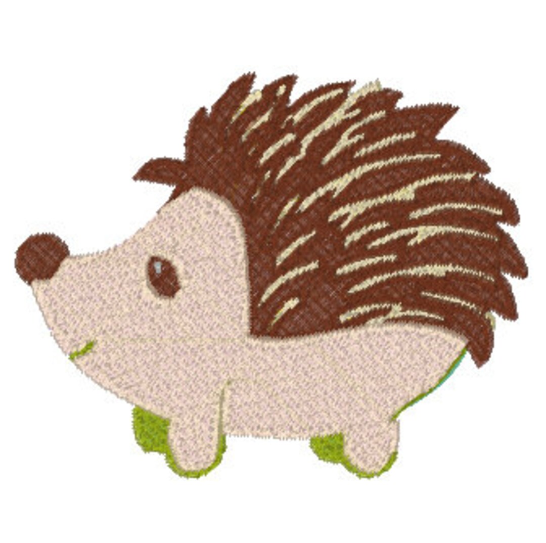 Baby Hedgehog Machine Embroidery Design Baby Hedgehog Embroidery ...